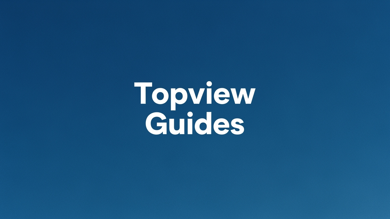 Topview Official Guide | TopView Guides