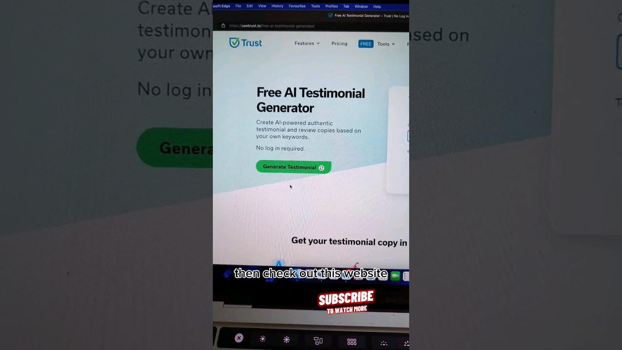 Free AI Testimonial Generator - #Trust